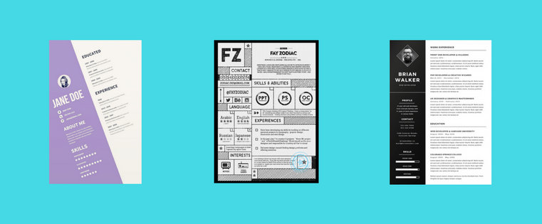 15 Eye-Catching Resume Templates That Will Get You Noticed ...